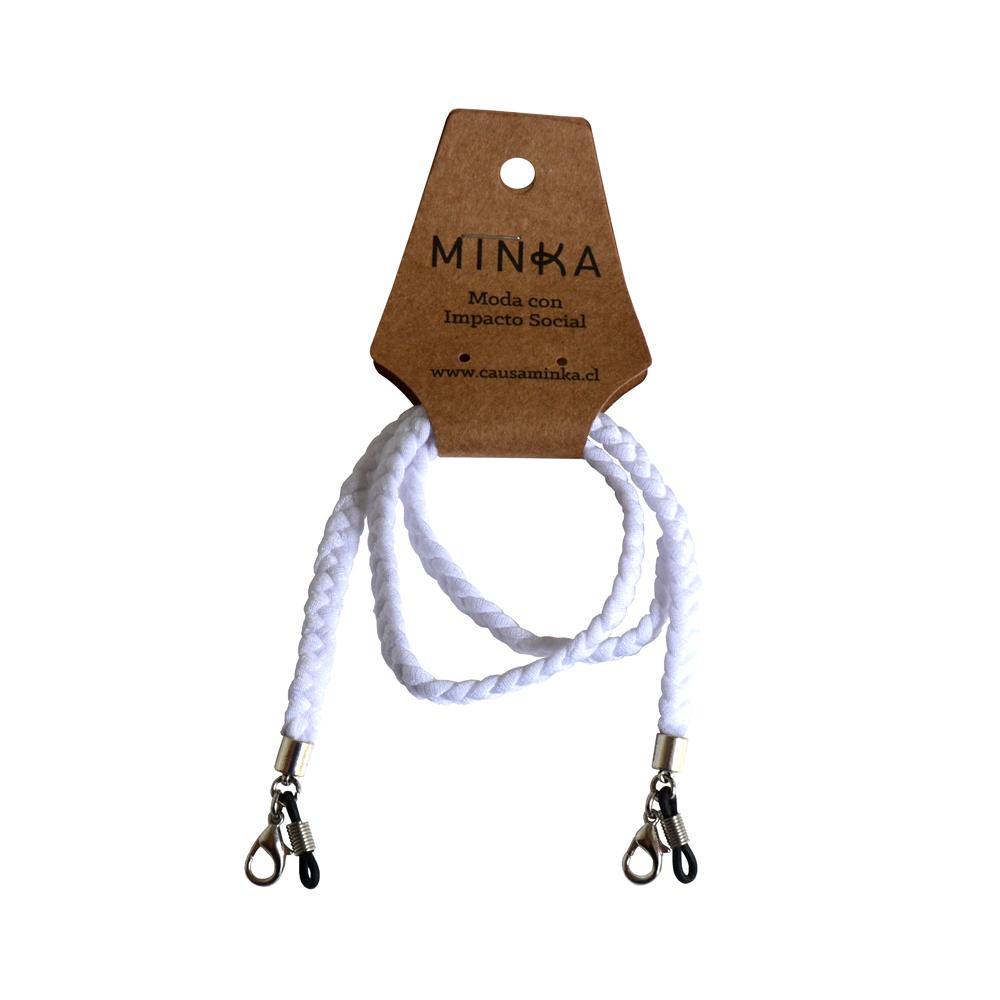 Strap anteojos DUO Blanco – Minka - Moda REALMENTE sustentable
